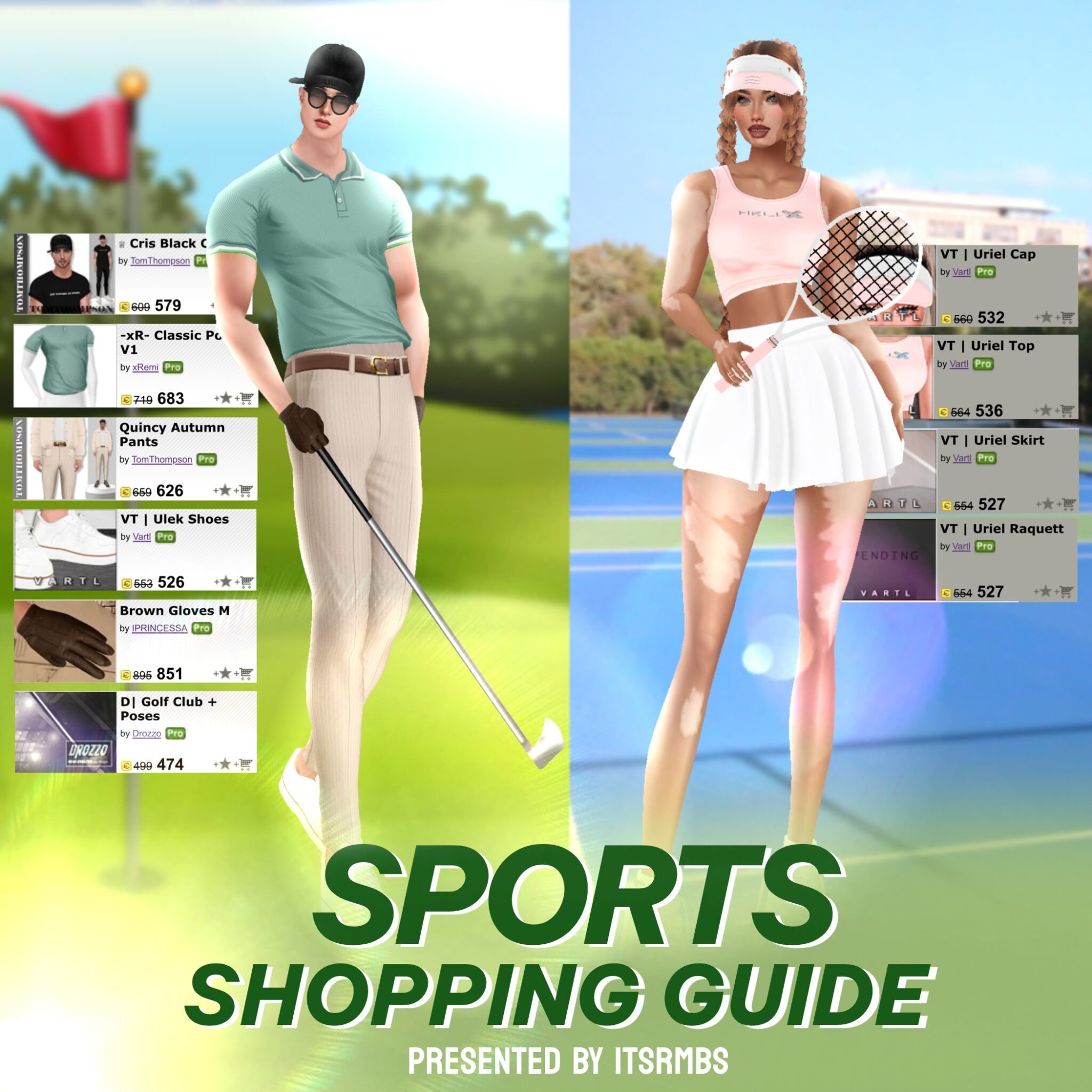 Sports Shopping Guide – IMVU Insider