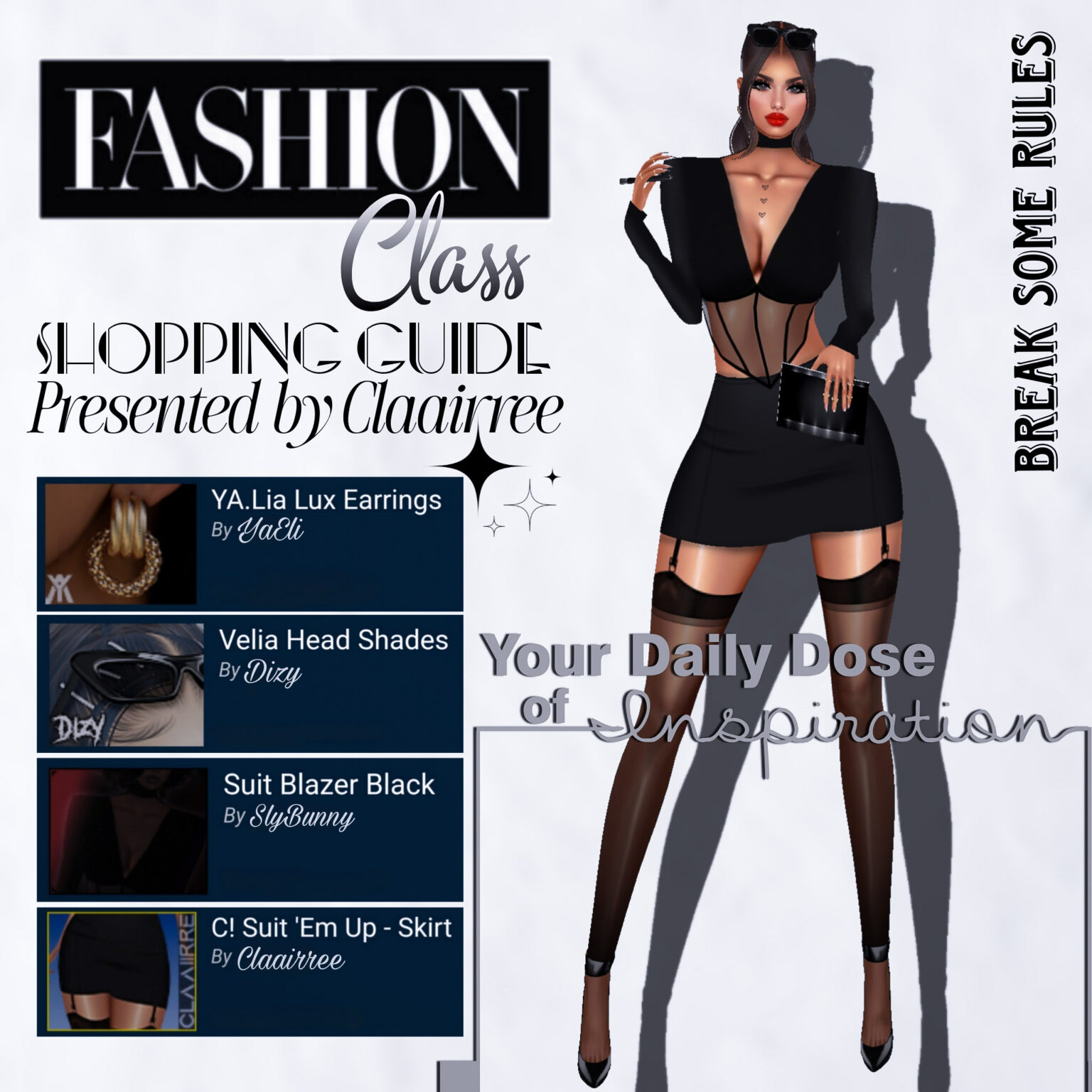 Fashion Class Shopping Guide – IMVU Insider