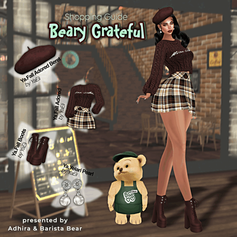 Bearly Grateful Shopping Guide – IMVU Insider