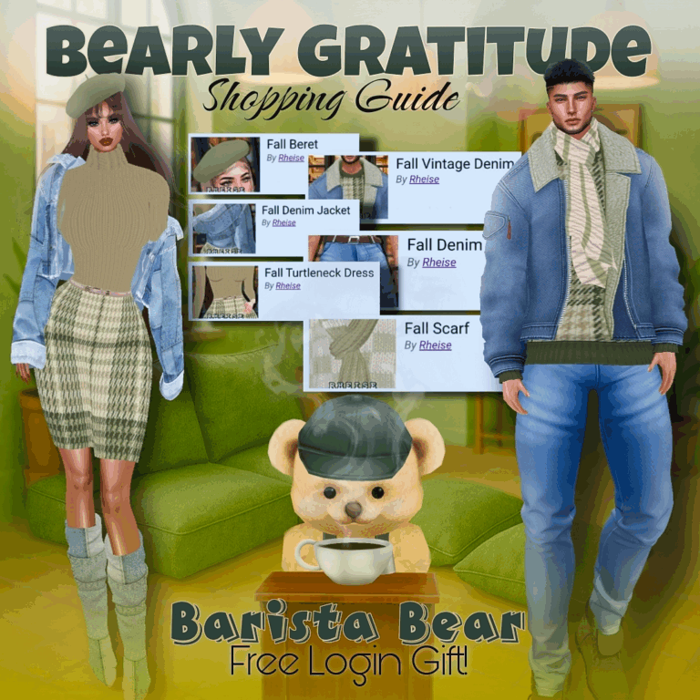 Bearly Gratitude Shopping Guide – IMVU Insider