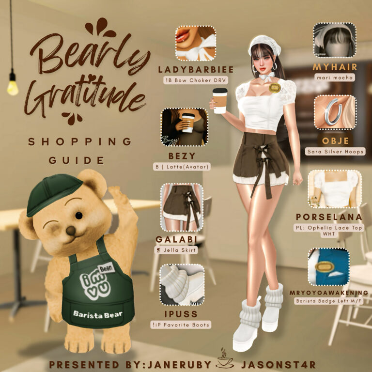 Bearly Gratitude Shopping Guide – IMVU Insider