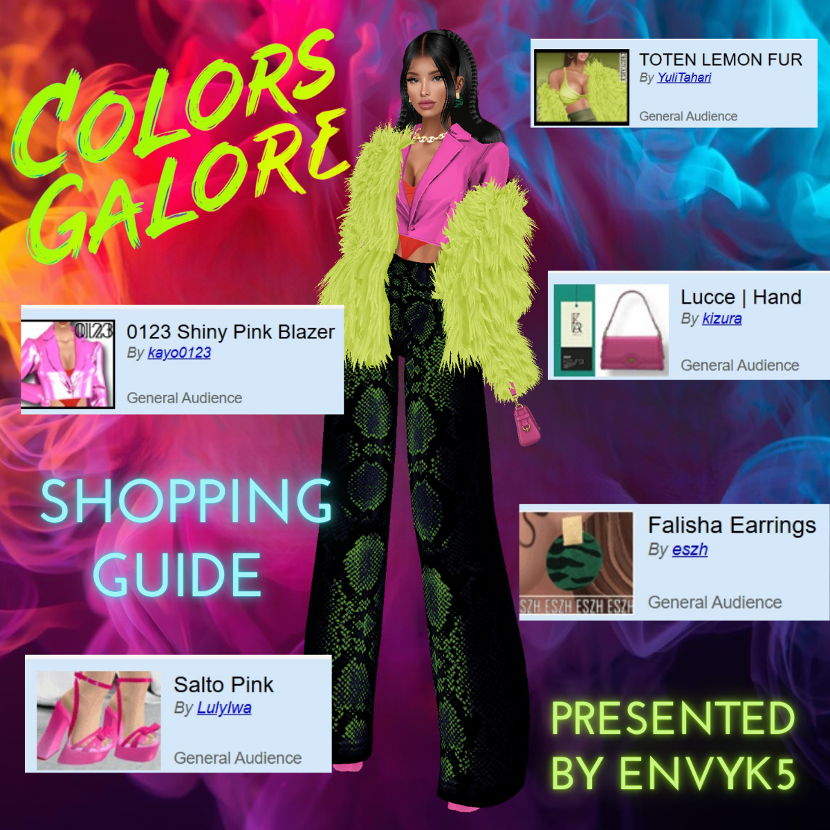 Colors Galore Shopping Guide – IMVU Insider