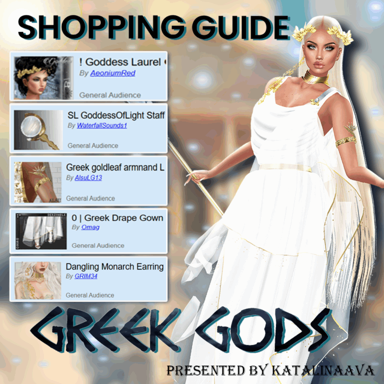 Greek Gods Shopping Guide – IMVU Insider