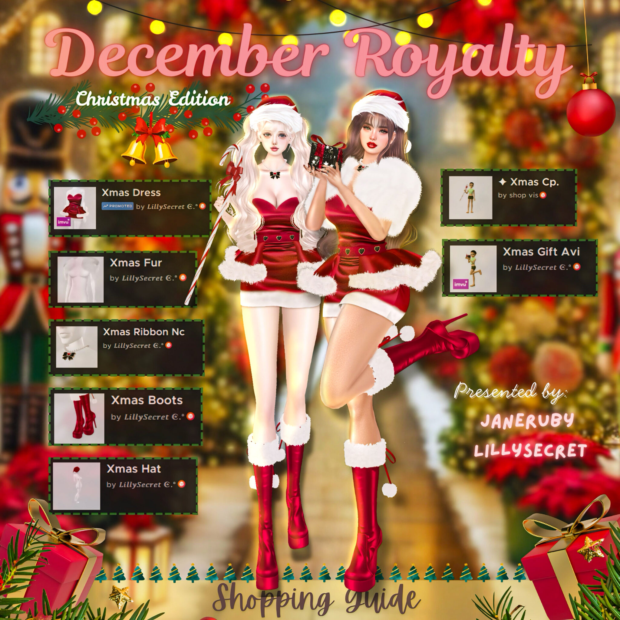 December Royalty: Christmas Edition Shopping Guide – IMVU Insider